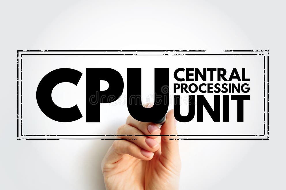 CPU Central Processing Unit - Electronic Circuitry that Executes ...