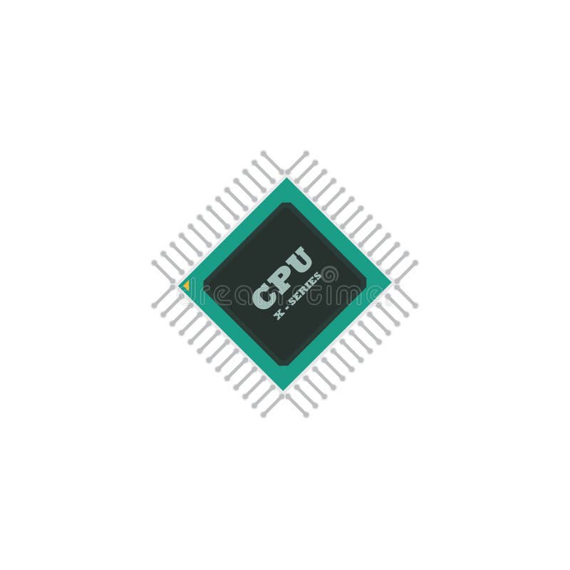 CPU (central Processing Unit) Icons Illustration.design Inspiration ...