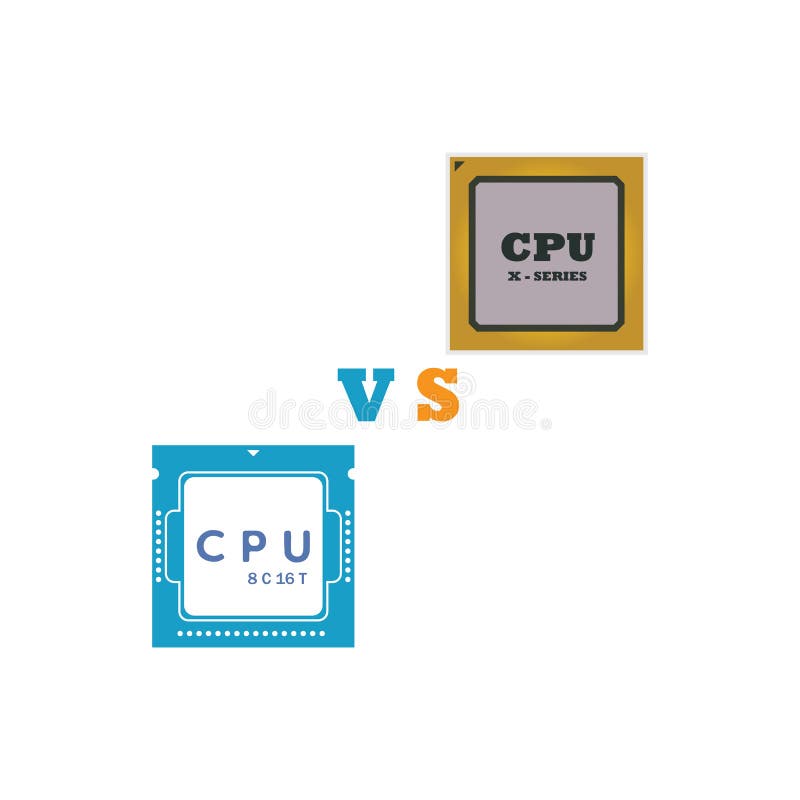 CPU (central Processing Unit) Icons Illustration.design Inspiration ...