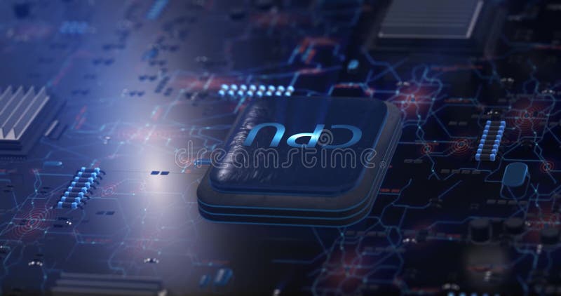 CPU Central Processing Unit Technology Chip AI Computing Power Stock ...