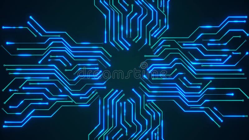 4K Loop Processor Circuits and Electronic Components CPU Data Flow in a ...