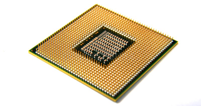 CPU central processor unit stock image. Image of microelectronics ...