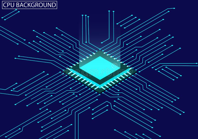 Cpu Chip Isometric Stock Illustrations – 2,864 Cpu Chip Isometric Stock ...
