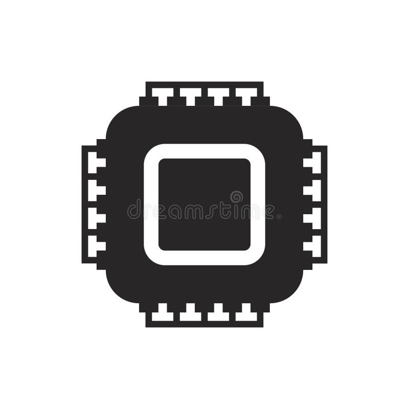 Cpu Chip Technology Vector Digital Electronic. Computer Processor Illustration Board Icon and ...