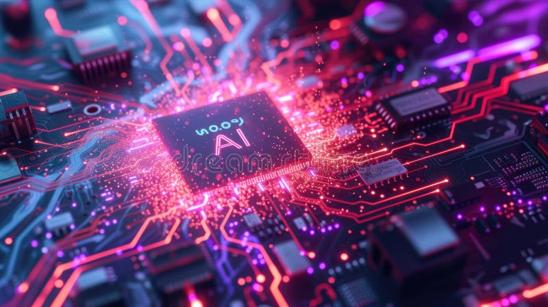 CPU Chips Circuit Board, AI Processor and Microchips. Core of ... CPU Chips Circuit Board, AI Processor and Microchips. Core of ...