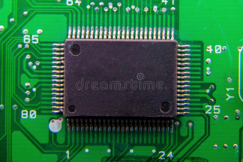 CPU circuit board stock image. Image of chip, motherboard - 262282637