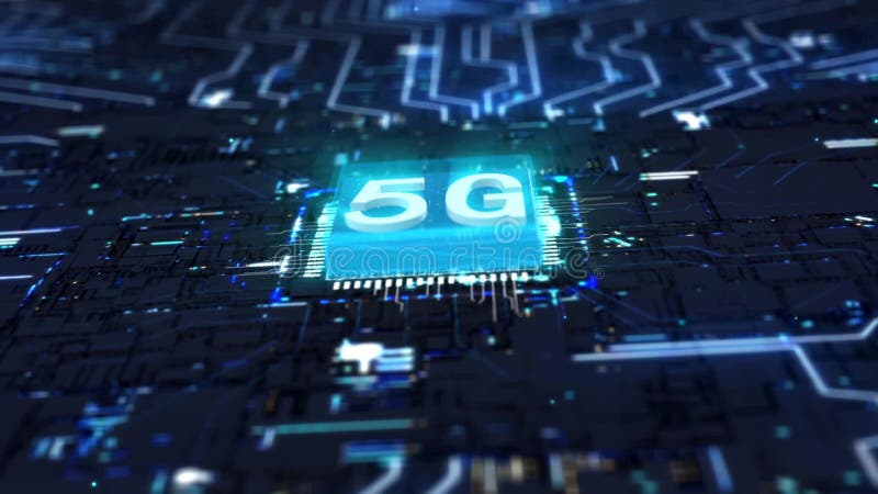 CPU Circuit Board Data Storage Operation Chip Stock Video - Video of ...