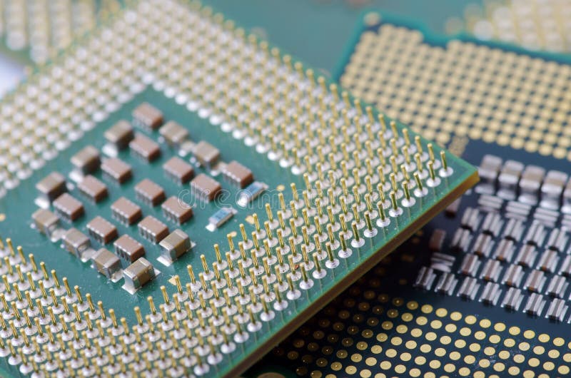 CPU close-up stock photo. Image of background, component - 28974994