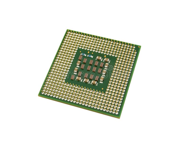 CPU closeup stock image. Image of isolated, electronic - 21194121