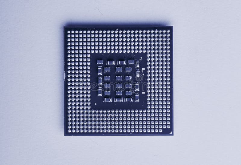 Cpu Closeup for Pc and Laptop Stock Photo - Image of chipset, meltdown ...
