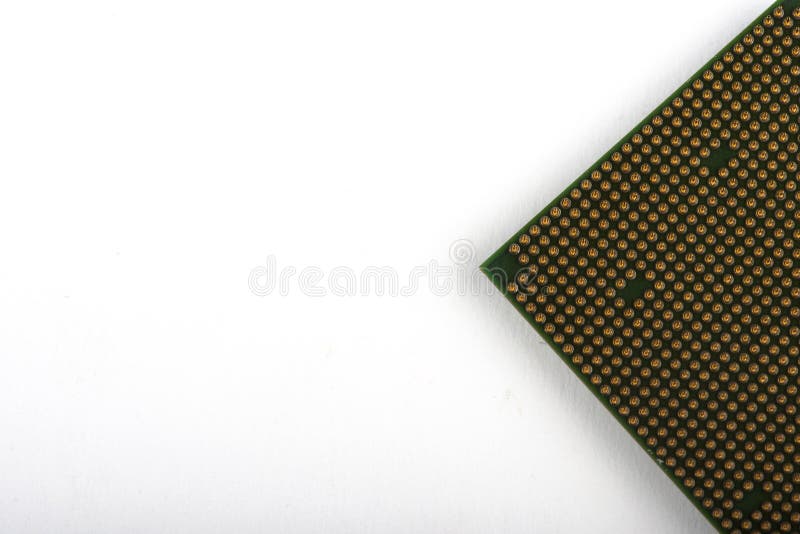 The CPU for the Computer. Processor Close-up Stock Image - Image of ...