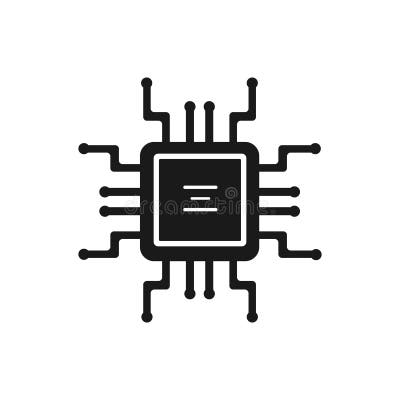 Microprocessor Symbol Stock Illustrations – 8,129 Microprocessor Symbol ...
