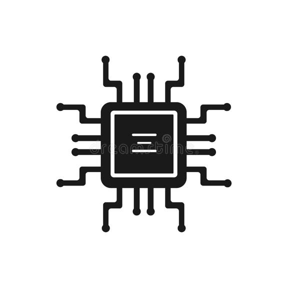 Microprocessor Symbol Stock Illustrations – 8,129 Microprocessor Symbol ...