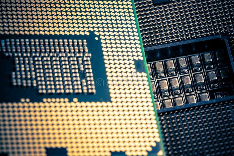 CPU - Computer Processor Unit Stock Photo - Image of processing ...