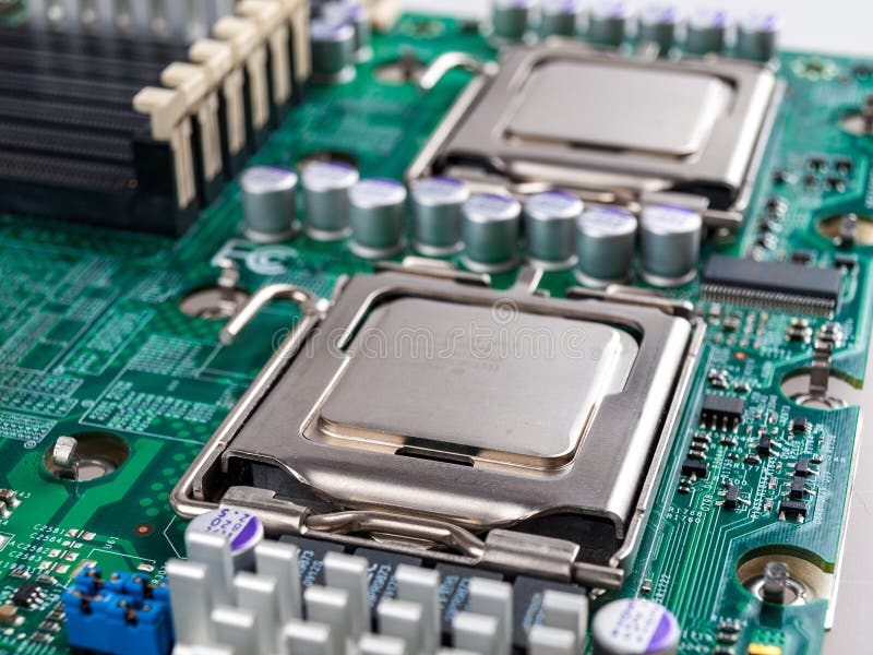 CPU Connector on the Circuit Motherboard with Pressure Contacts for ...