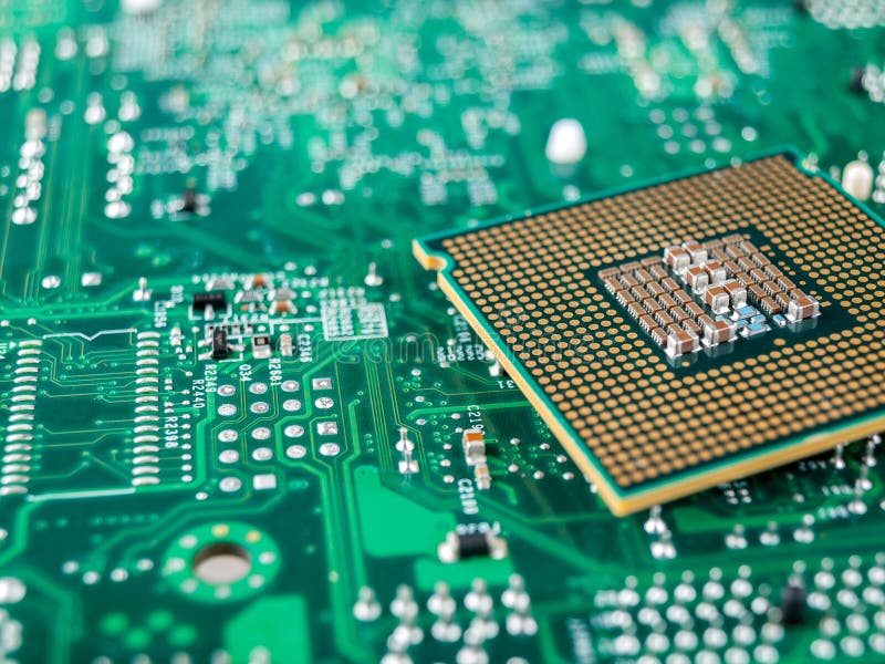 CPU Connector on the Circuit Motherboard with Pressure Contacts for ...