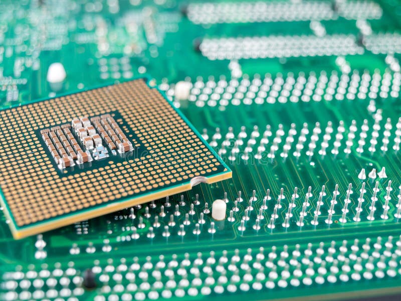 CPU Connector on the Circuit Motherboard with Pressure Contacts for ...