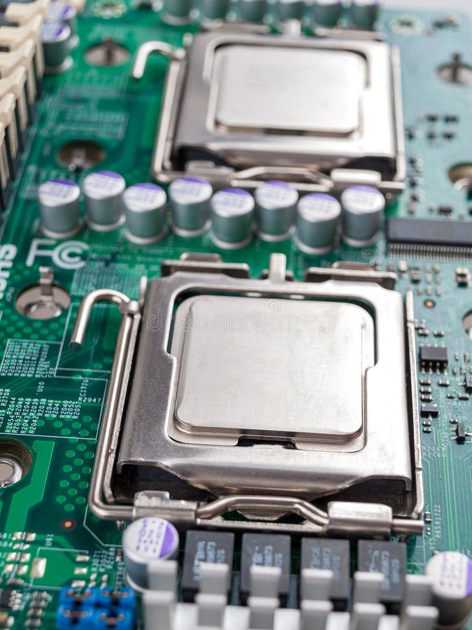 CPU Connector on the Circuit Motherboard with Pressure Contacts for ...