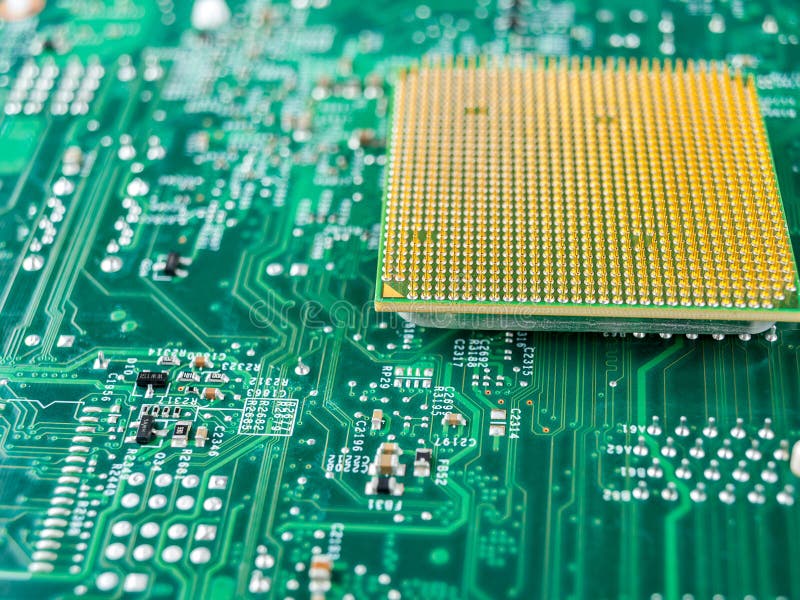 CPU Connector on the Circuit Motherboard with Pressure Contacts for ...