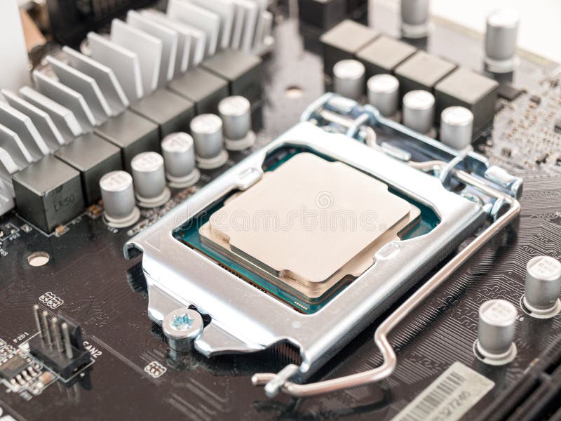 CPU Connector on the Circuit Motherboard with Pressure Contacts for ...