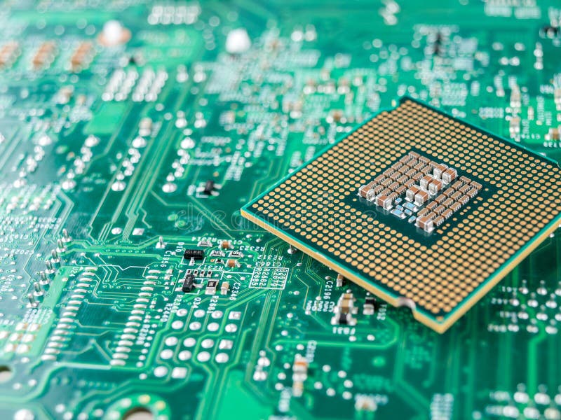 CPU Connector on the Circuit Motherboard with Pressure Contacts for ...