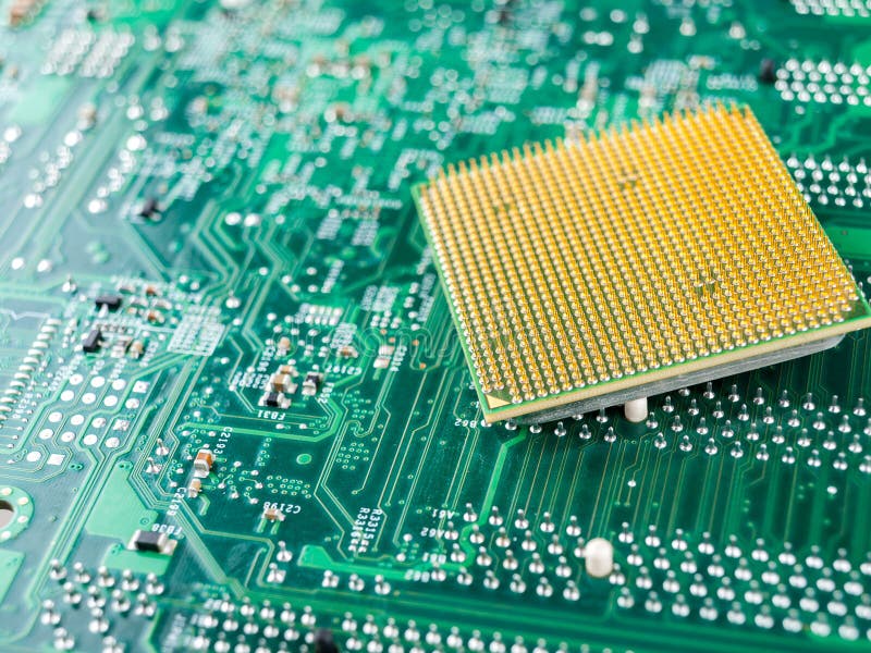 CPU Connector on the Circuit Motherboard with Pressure Contacts for ...