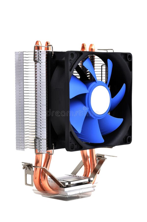 Cpu cooler stock image. Image of white, detail, radiator - 24250701