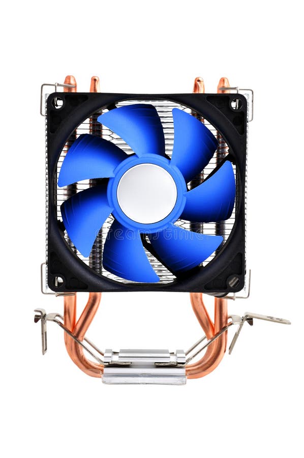 Cpu cooler stock image. Image of white, detail, radiator - 24250701