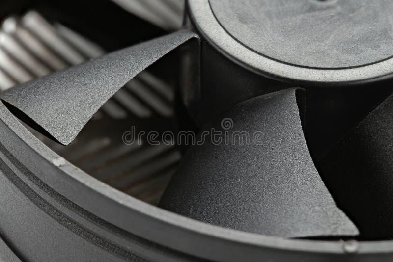 CPU Cooler. Cooler Computer Fan Close-up Stock Photo - Image of ...