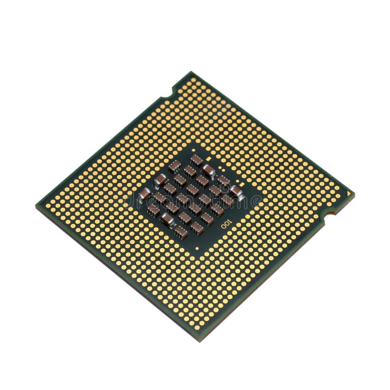 CPU Del Procesador Del Ordenador Foto de archivo - Imagen de detalle ...