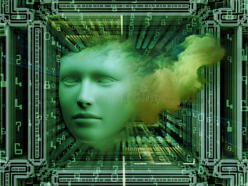 CPU Dream stock illustration. Illustration of metaphor - 41391190