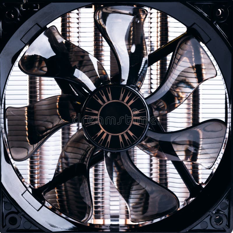 Cpu fan stock photo. Image of radiator, hardware, dissipate - 35661026