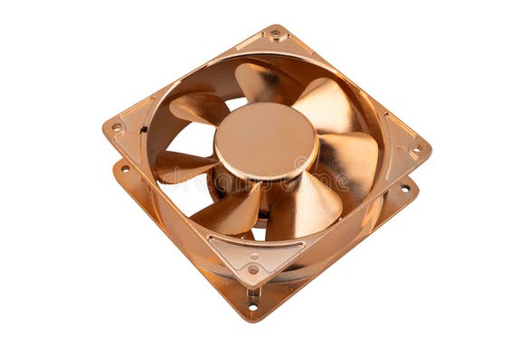 CPU Fan. Computer Cooler or Cooling Ventilation for Computer Isolated ...