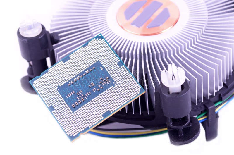 Cpu and fan stock photo. Image of electronics, technology - 34724780
