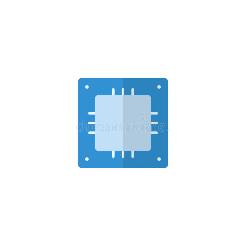Flat Central Processing Unit Stock Illustrations – 962 Flat Central ...