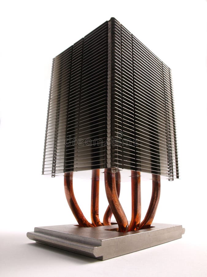 CPU Heat Sink perspective stock image. Image of electronic - 6468495