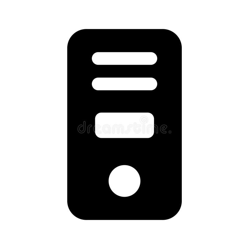 Cpu Icon Design, Computer System Vector Design Stock Vector ...