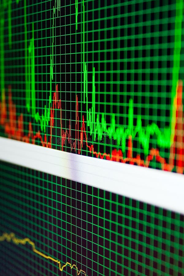 Cpu load graph stock image. Image of soft, technolodgy - 9213487