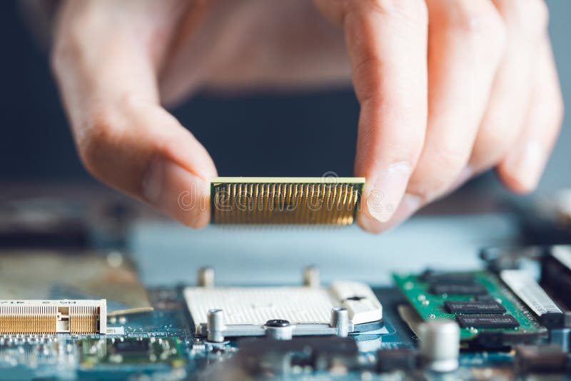 Cpu manual imagem de stock. Imagem de componente, microprocessador ...