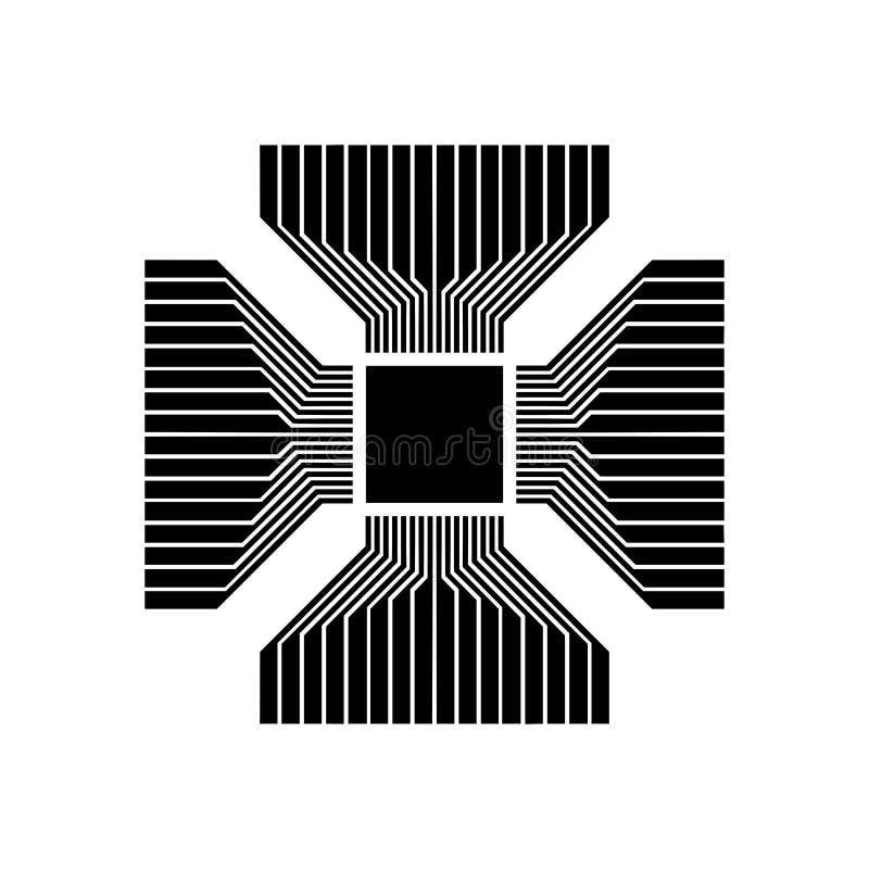 Microprocessor Illustration Stock Illustrations – 10,409 Microprocessor ...