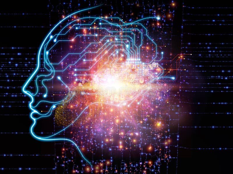 Virtual Mind stock photo. Image of human, imagination - 33332076