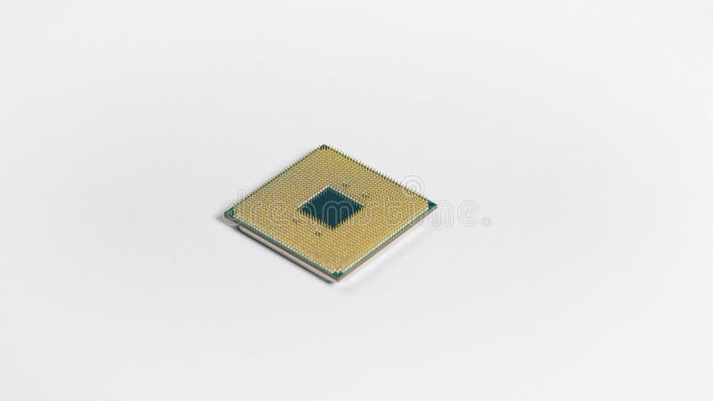 CPU. Modern High-performance Processor on a White Background. Such an ...