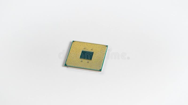 CPU. Modern High-performance Processor on a White Background. Such an ...