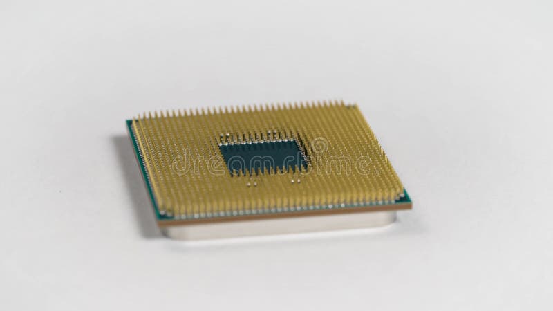 CPU. Modern High-performance Processor on a White Background. Such an ...