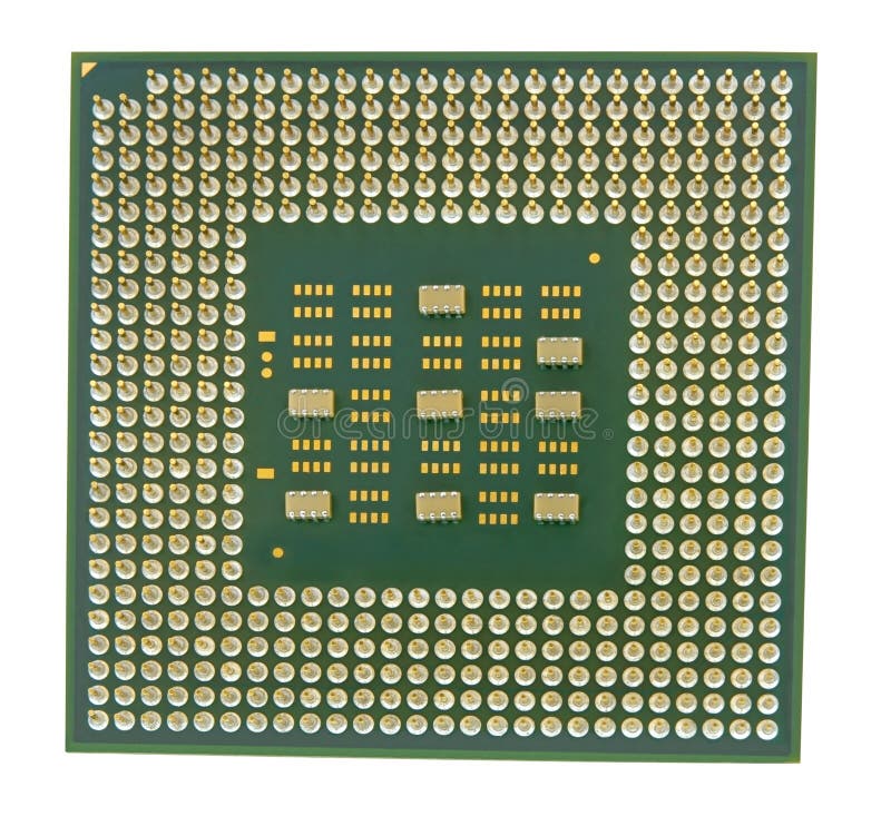 Cpu Moderno Aislado En Blanco Imagen de archivo - Imagen de industrial ...