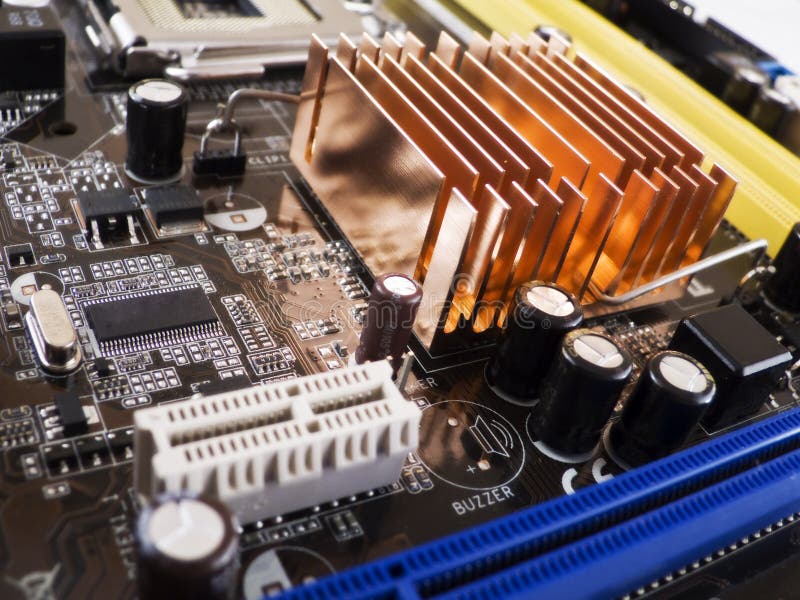 CPU Motherboard stock image. Image of technology, computer - 6604323