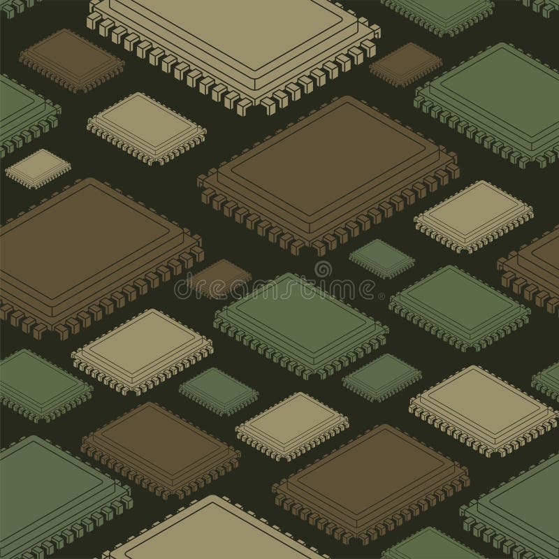 Cpu Pc Military Pattern Stock Illustrations – 2 Cpu Pc Military Pattern ...