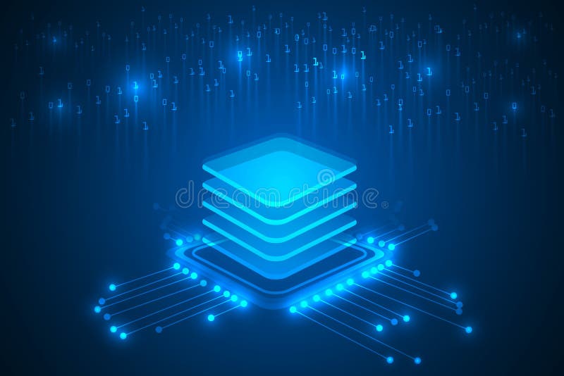 CPU Performance Abstract Background. Digital Code Security Technology ...