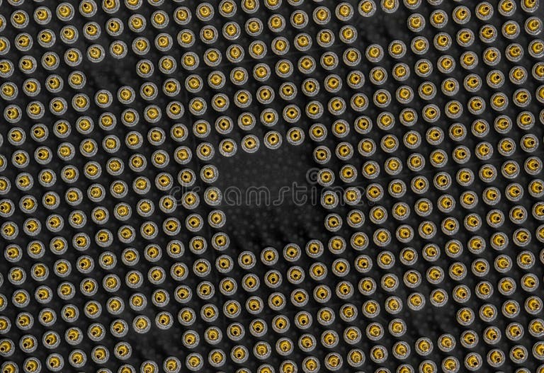 Cpu Pin Grid Array - Overgeheld Middel - Bodem Van ...