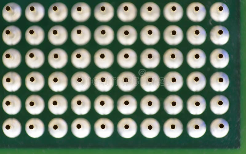Cpu Pins and Chip, Microchip Processor Legs Computer Component Technology. Macro Photography ...